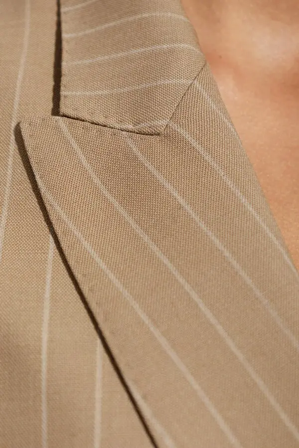 Valentino Garavani Double-breasted Pinstripe Blazer