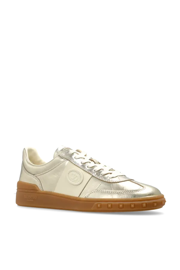 Valentino Garavani Leather Sports Shoes With Logo