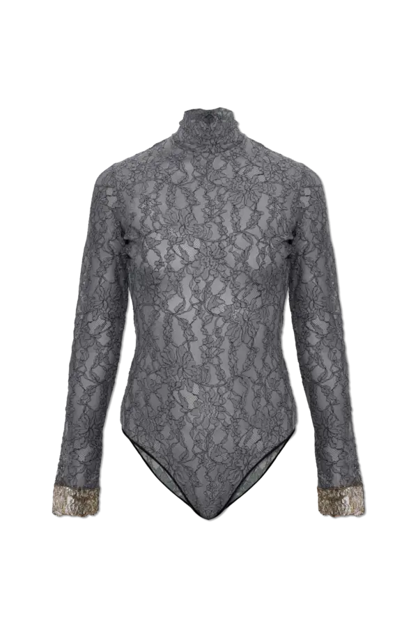 Valentino Garavani Lace Bodysuit - Blue