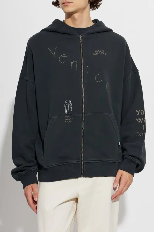 Palm Angels Sweatshirt With Logo