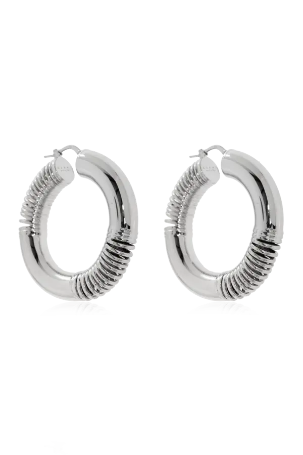 Marni Tone Brass Hoop Earrings