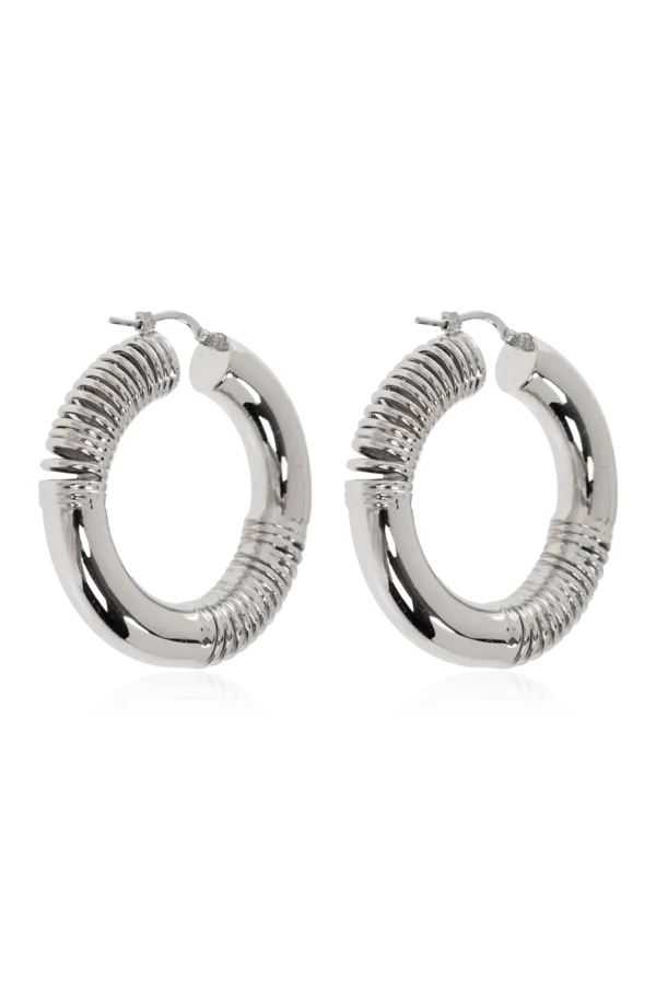 Marni Tone Brass Hoop Earrings
