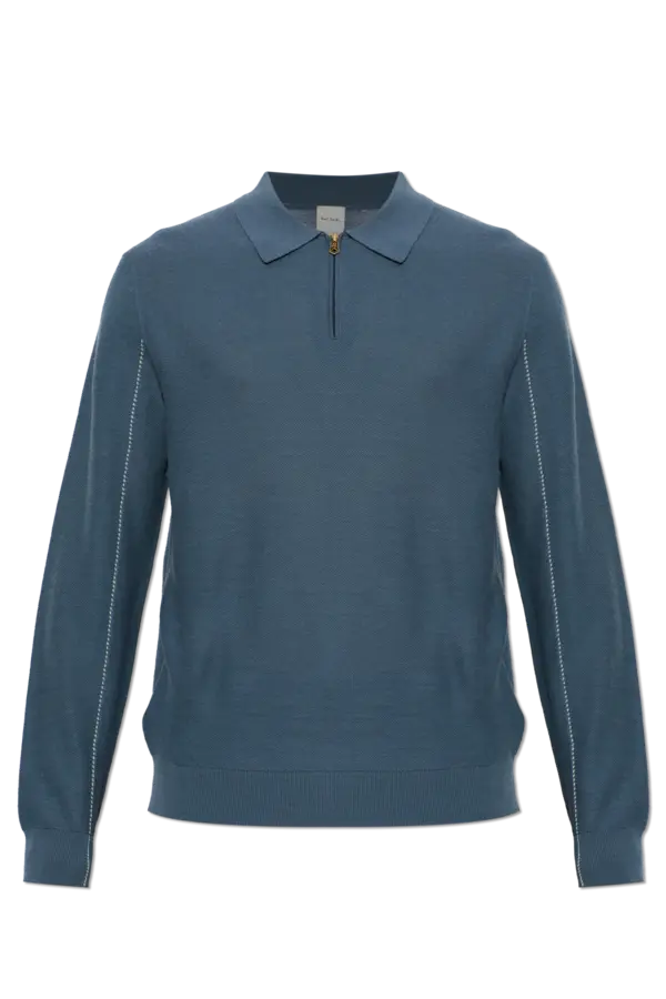 Paul Smith Wool Long-sleeve Polo