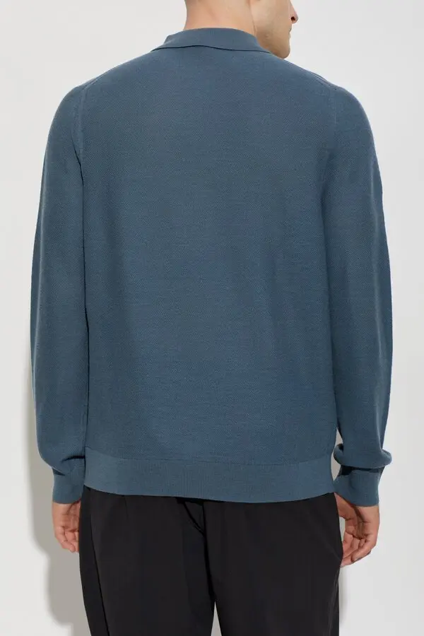 Paul Smith Wool Long-sleeve Polo