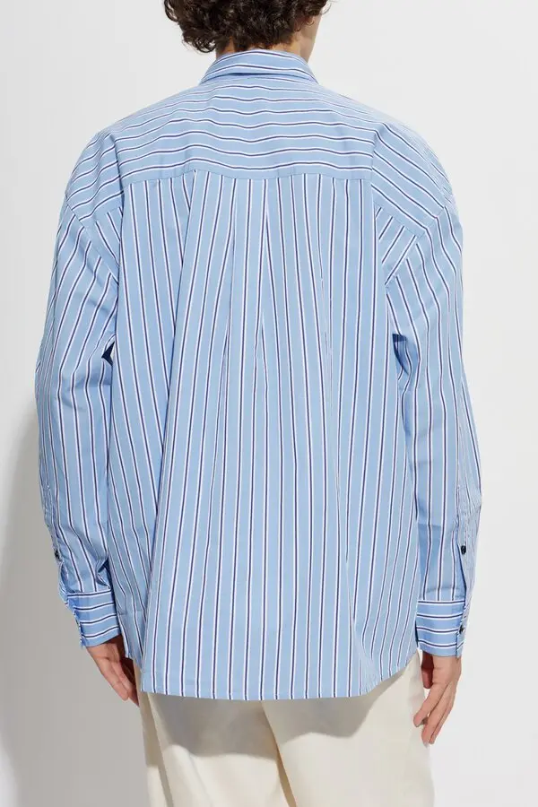 Palm Angels Shirt With Stripe Pattern