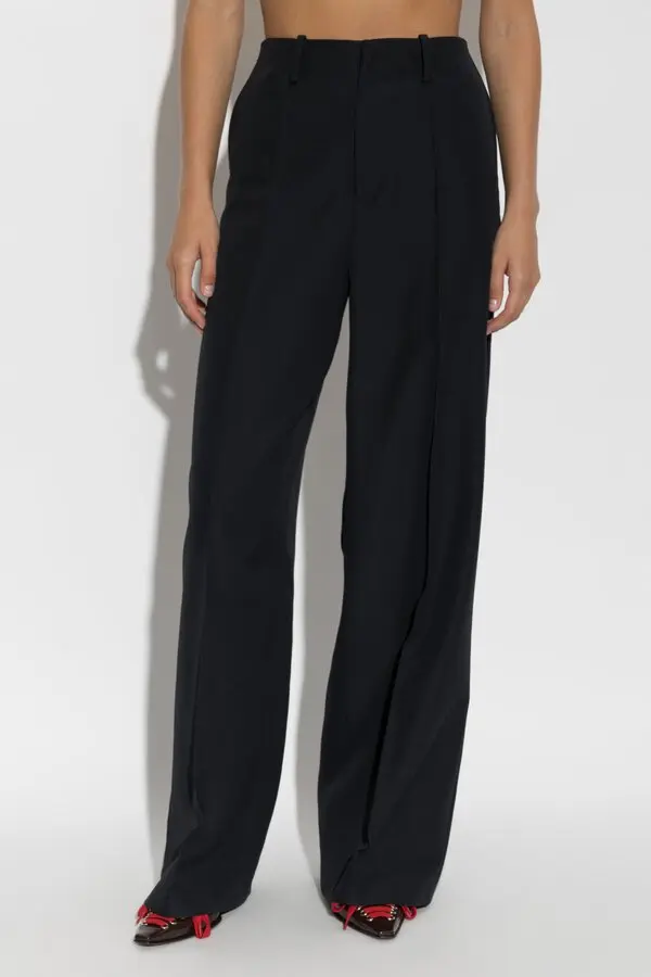 Marni Creased High-waisted Trousers