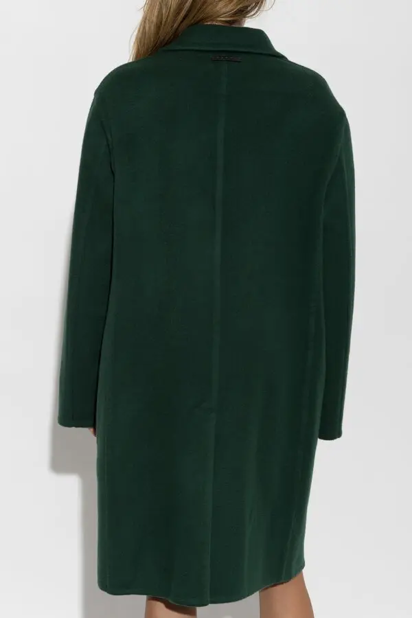 Marni Wool And Cashmere Coat With Notched Lapels