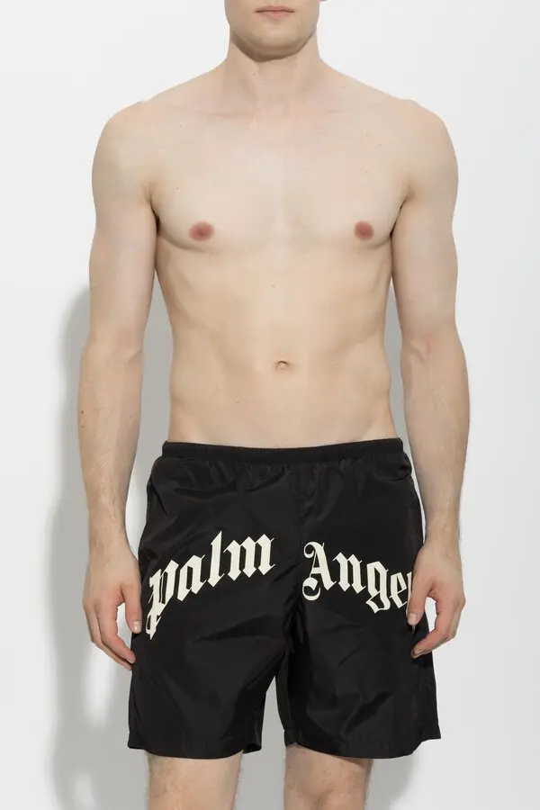 Palm Angels Logo Swim Shorts