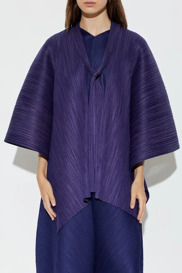 Issey Miyake Pleated Poncho