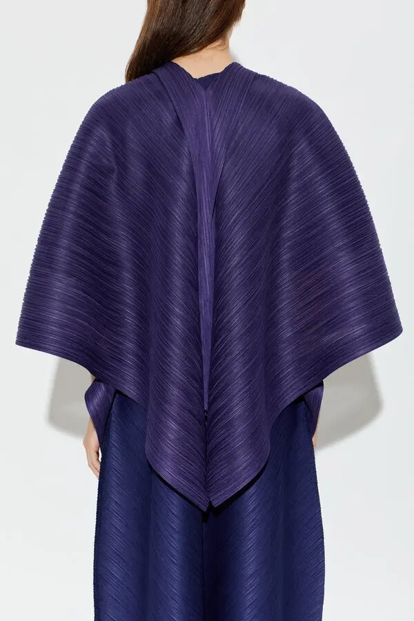 Issey Miyake Pleated Poncho
