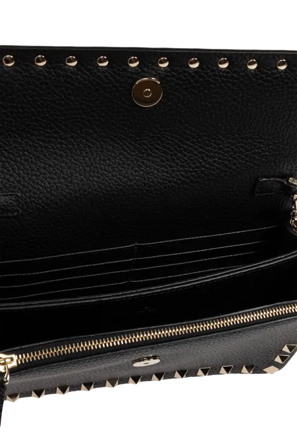 Valentino Garavani Leather Wallet On A Chain