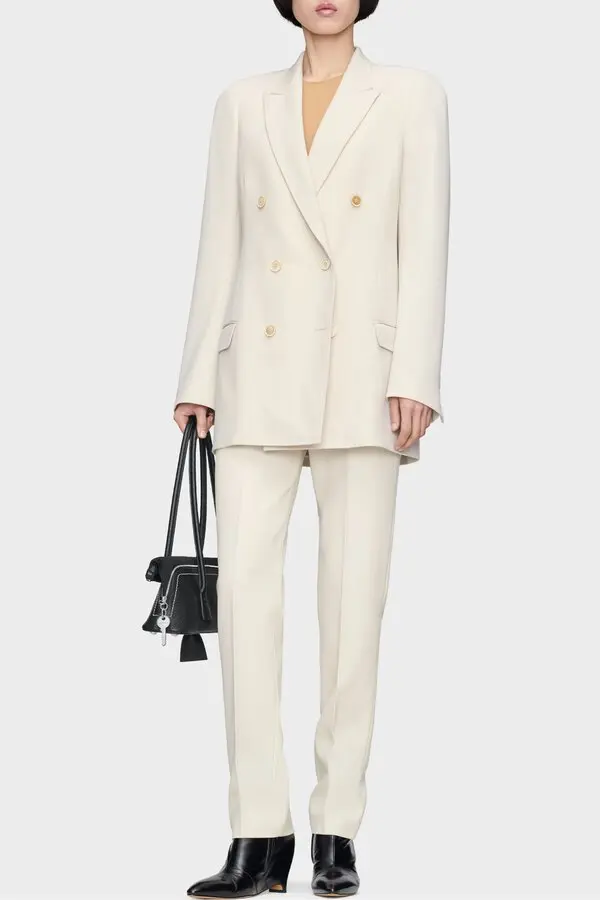 MAISON MARGIELA Double-breasted Wool Blazer