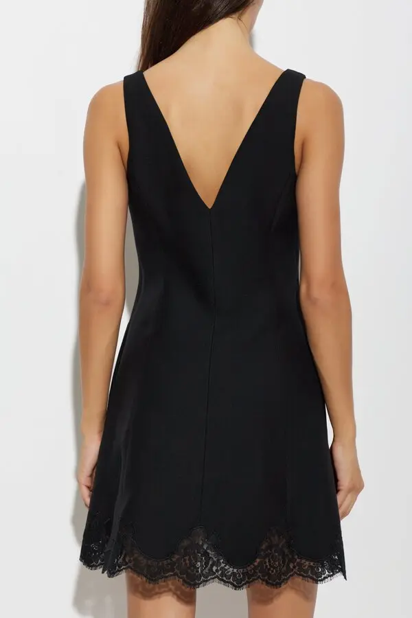 Valentino Garavani Dress With Lace Trim