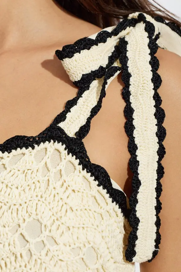 Zimmermann Crocheted Strappy Dress