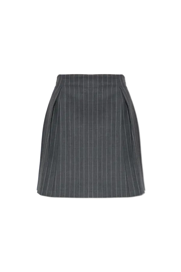 Valentino Garavani Wool Pinstripe Skirt