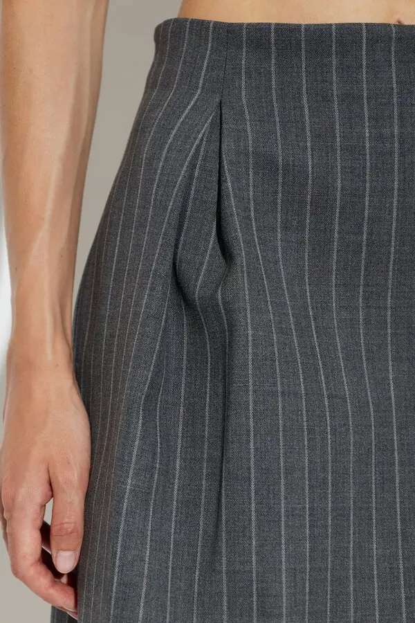 Valentino Garavani Wool Pinstripe Skirt