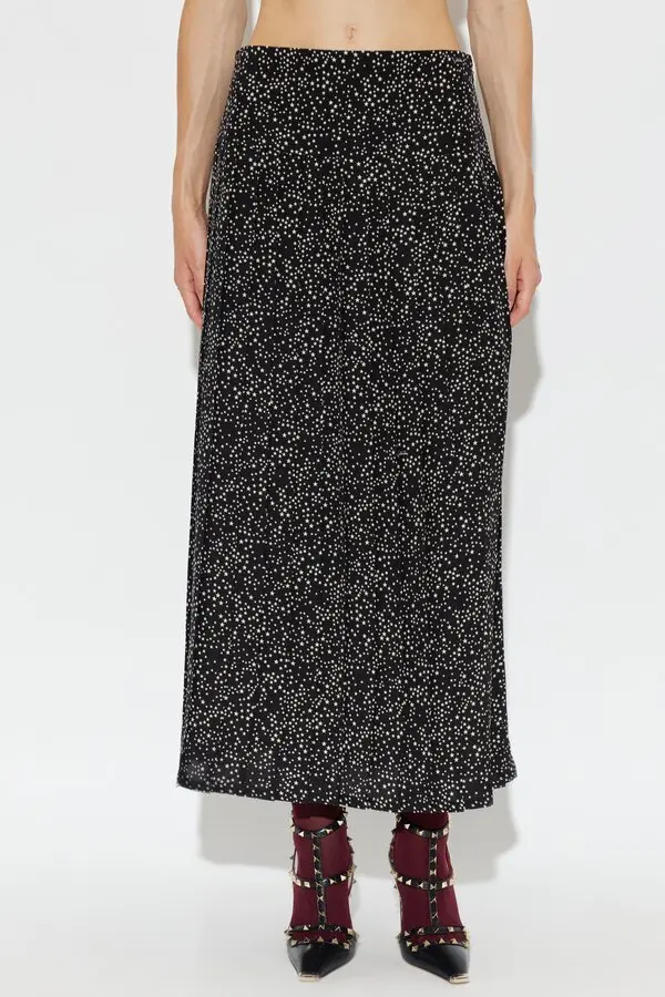 Valentino Garavani Pleated Silk Skirt