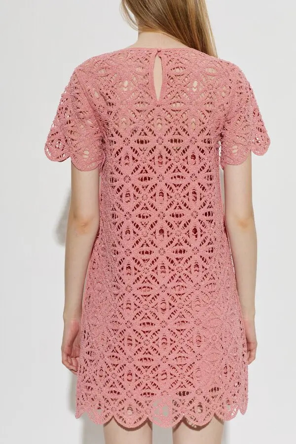Michael Kors Dress With A Decorative Knit