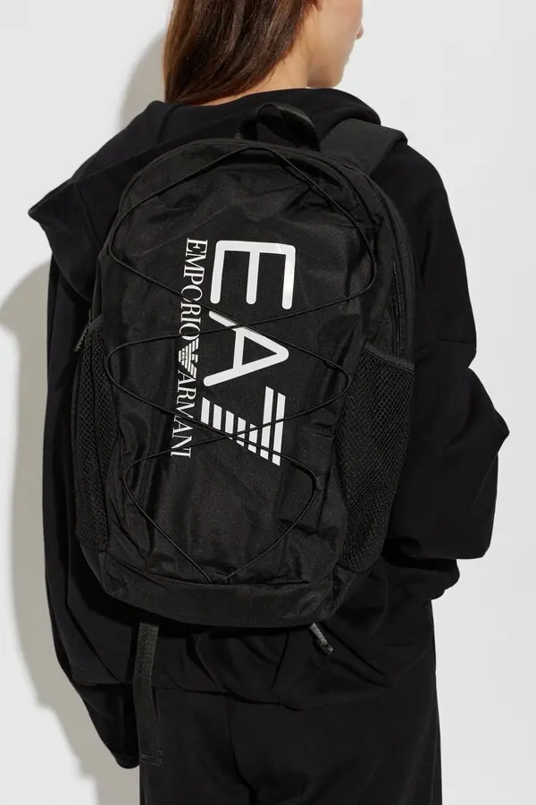 EA7 Backpack With Printed Logo