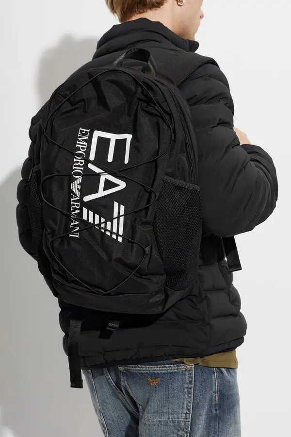 EA7 Backpack With Printed Logo