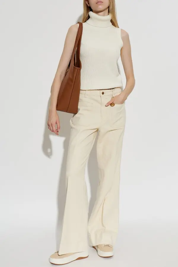 Michael Kors Sleeveless Turtleneck