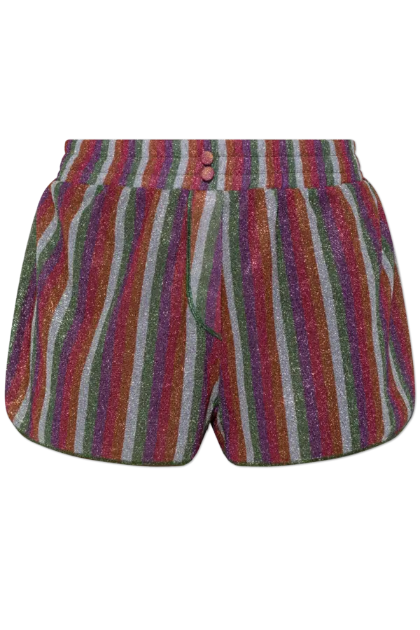Oseree Shorts With Lurex Thread