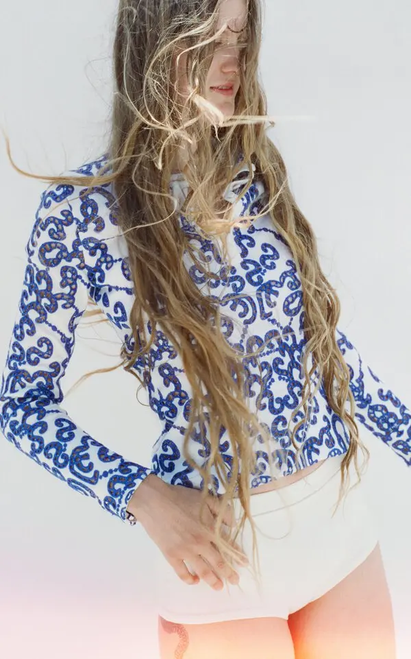 Gabriela Hearst Atoll Wool Top