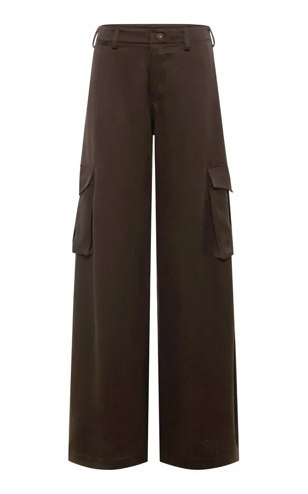 Gabriela Hearst Eos Silk Pants - Brown