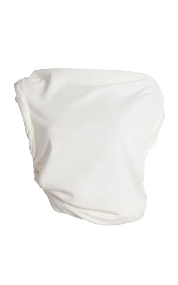 Christopher Esber Rolled Up Cotton-blend T-shirt - White