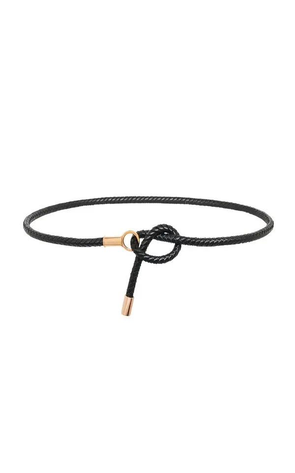 Gabriela Hearst Rope Belt - Black