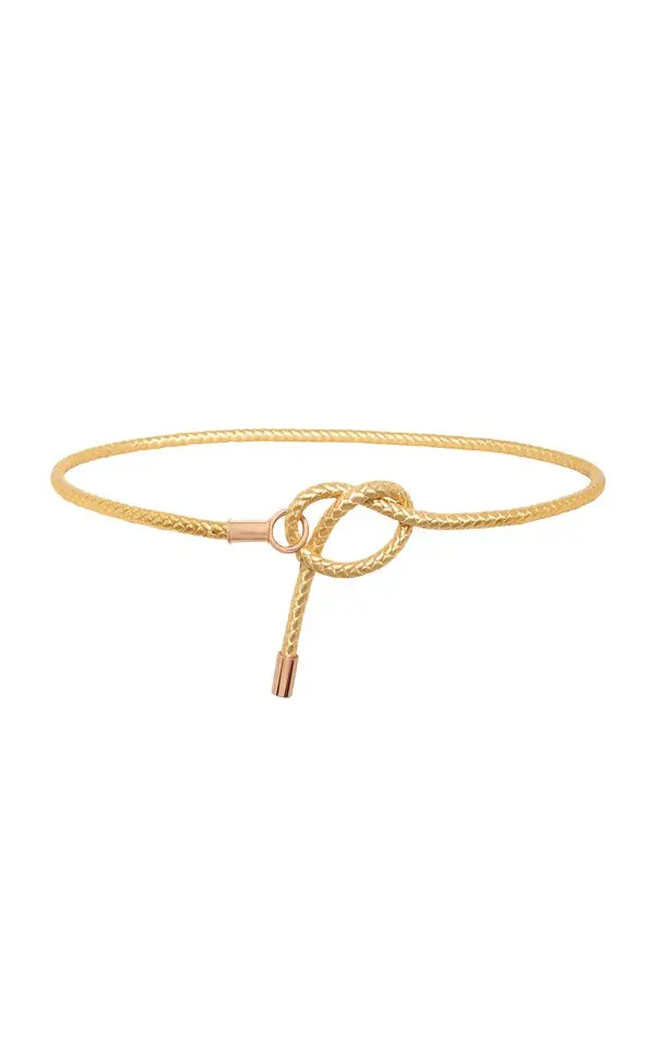 Gabriela Hearst Rope Belt - Gold