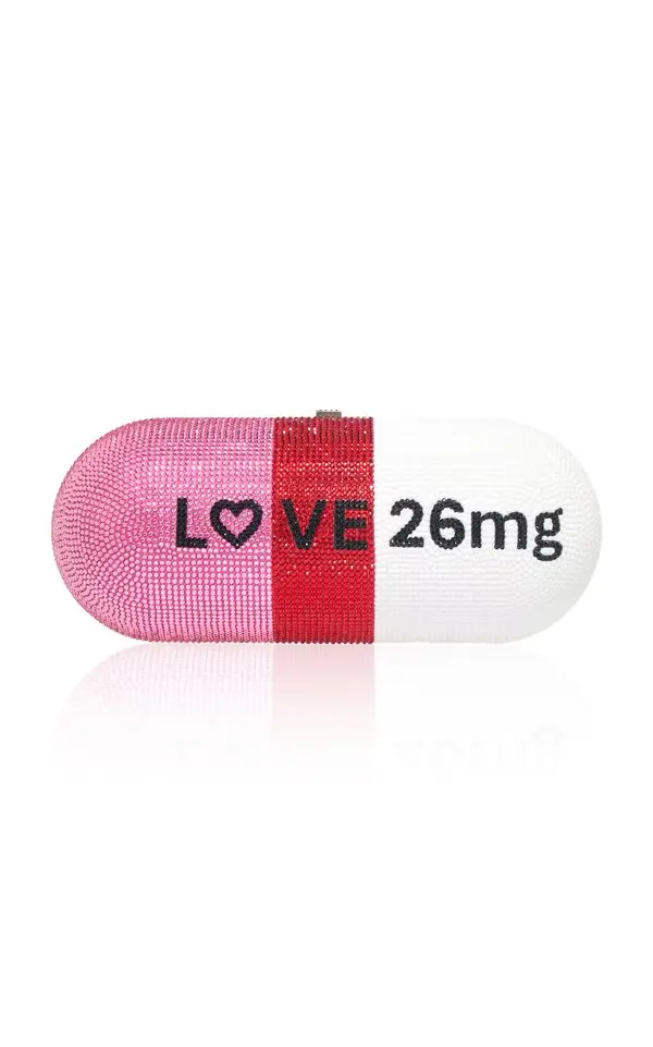 Judith Leiber Love Pill Capsule Clutch