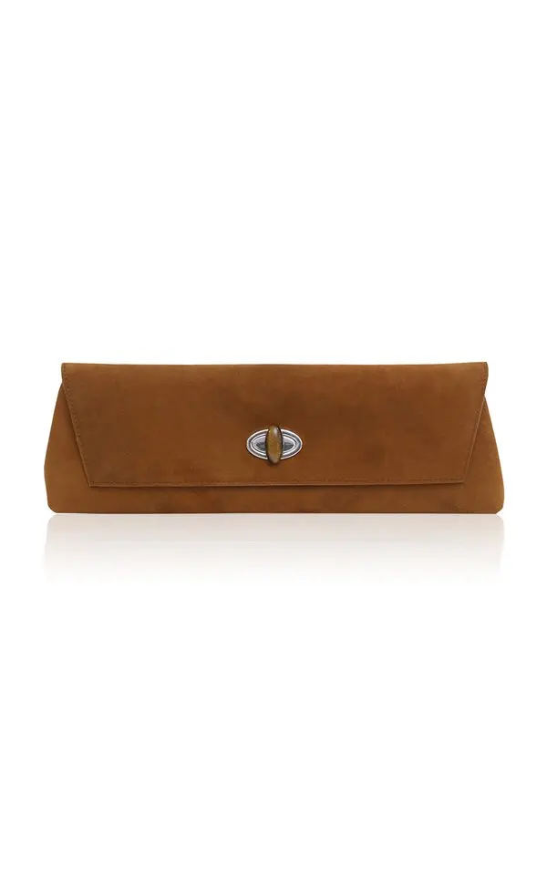 Christopher Esber Buki Suede Clutch