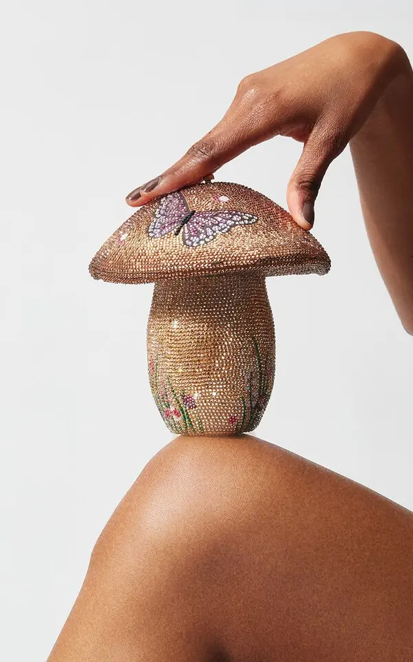 Judith Leiber Bella Mushroom Clutch