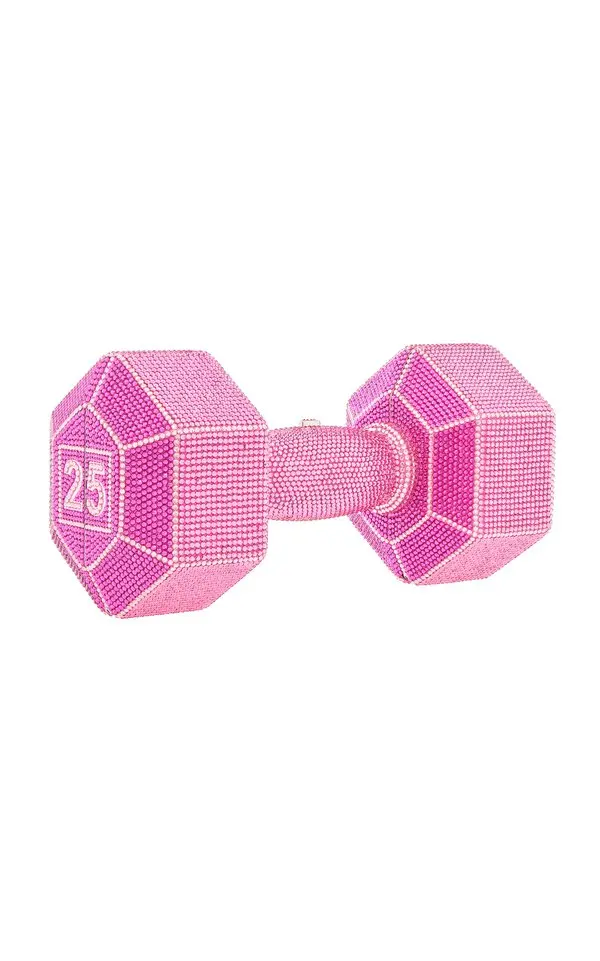 Judith Leiber Arm Candy Dumbbell Clutch