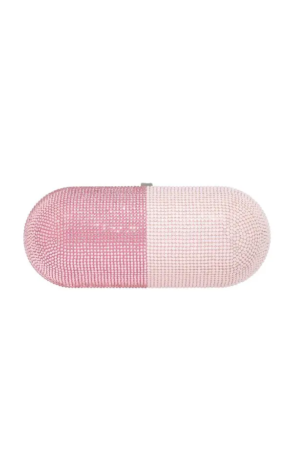 Judith Leiber Happy Pill Capsule Clutch