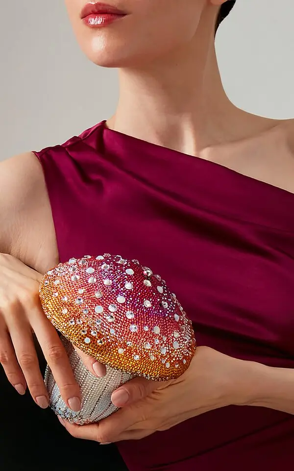 Judith Leiber Toadstool Mushroom Clutch