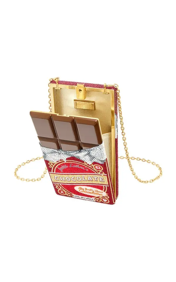 Judith Leiber Milk Chocolate Candy Bar Clutch