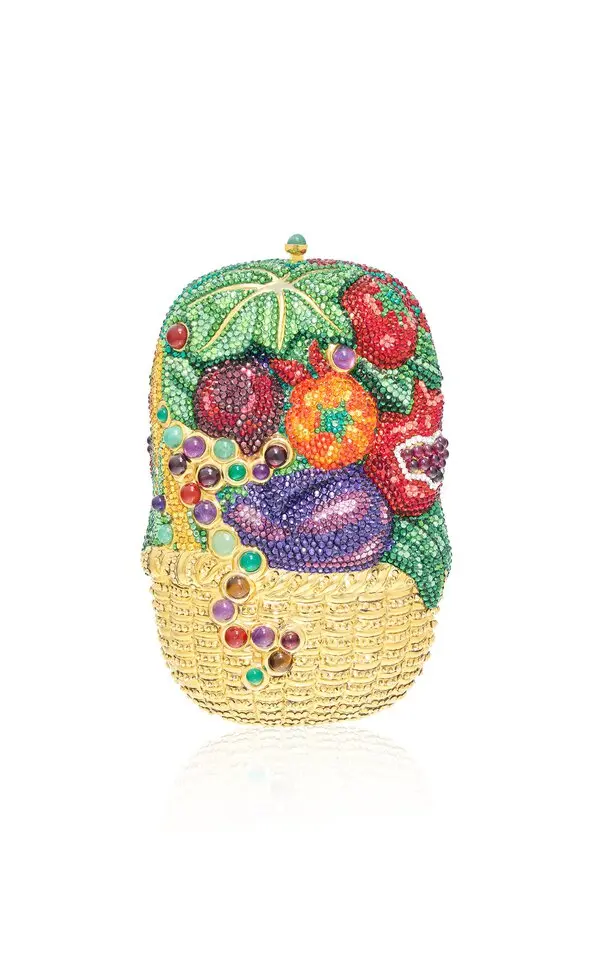 Judith Leiber Farm Fresh Vegetable Basket Clutch - Pink