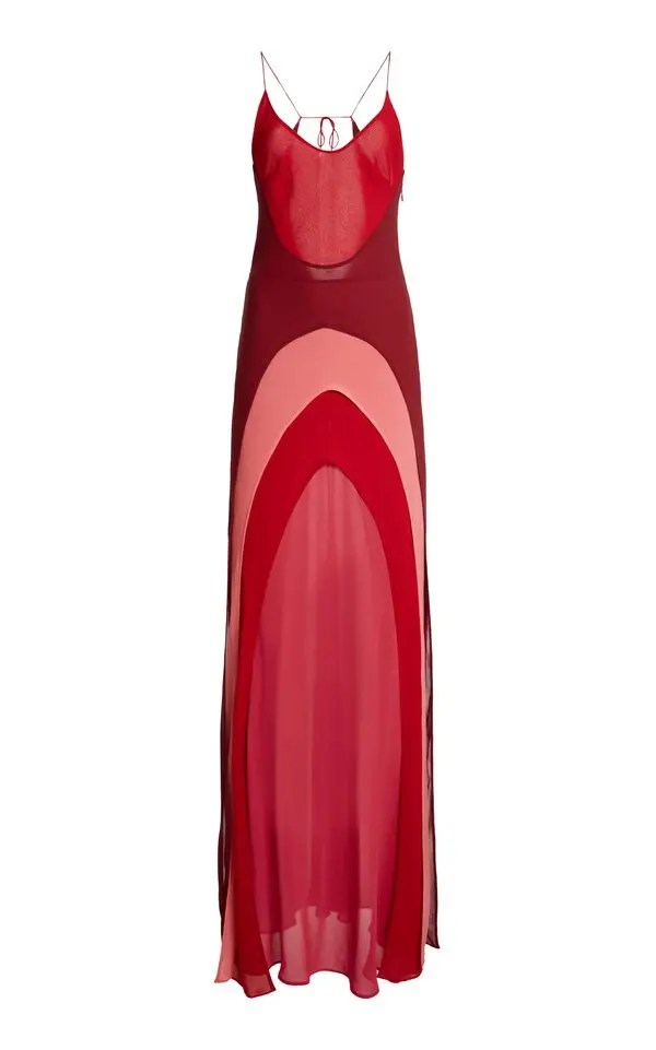 Christopher Esber Glacis Silk Gown - Red