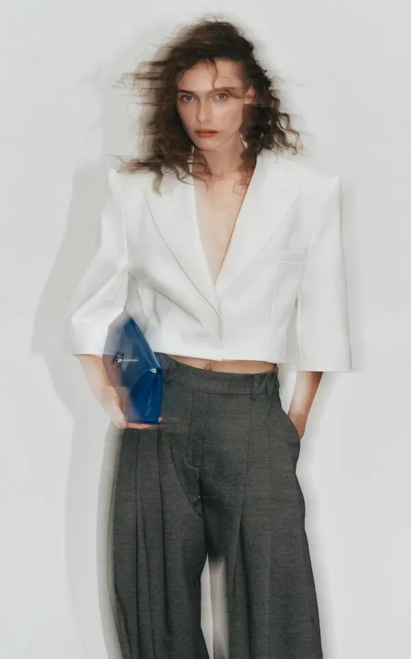 Christopher Esber Buki Polished Clutch