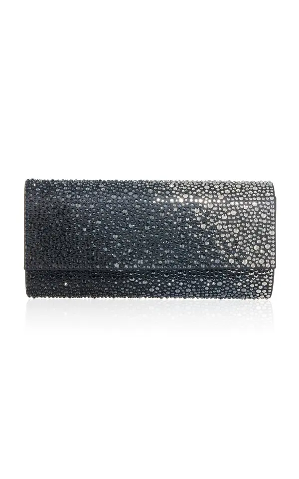 Judith Leiber Caviar Perry Gradient Clutch