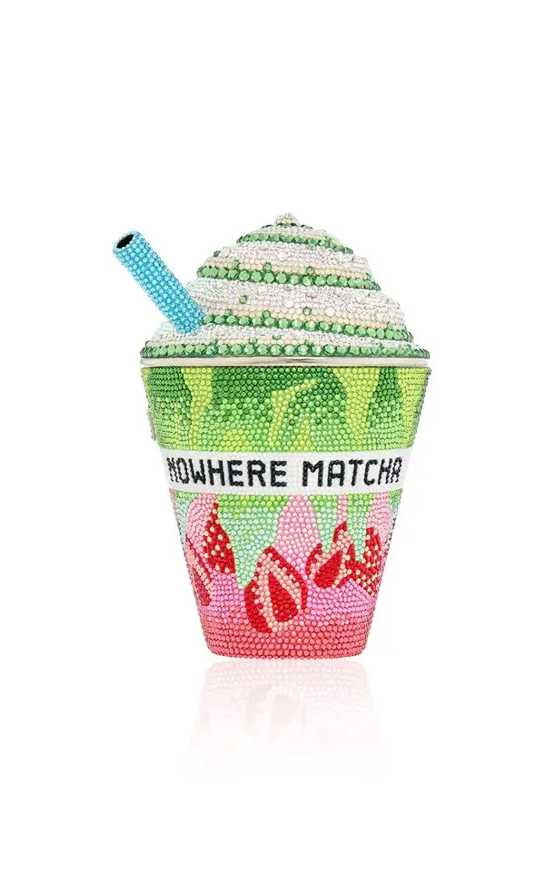 Judith Leiber Matcha Frozen Drink Clutch