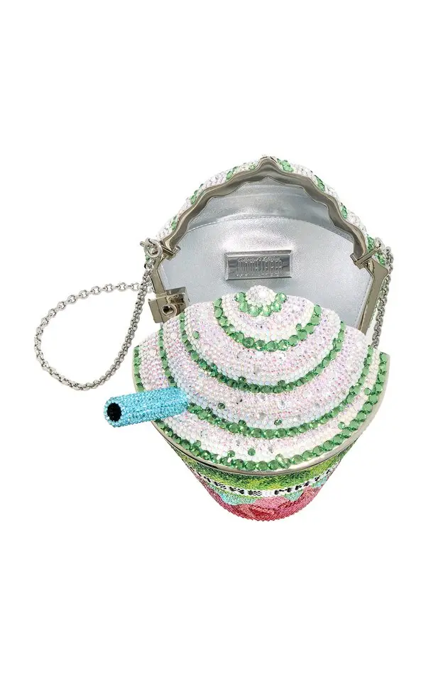 Judith Leiber Matcha Frozen Drink Clutch
