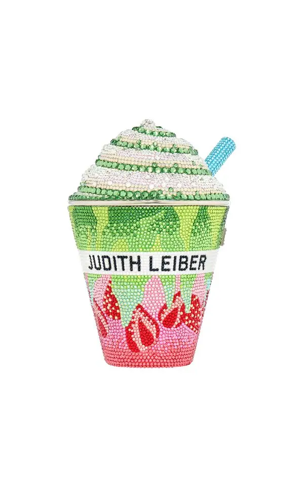 Judith Leiber Matcha Frozen Drink Clutch