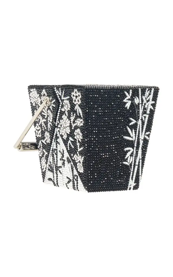 Judith Leiber Bamboo Take Out Box Clutch