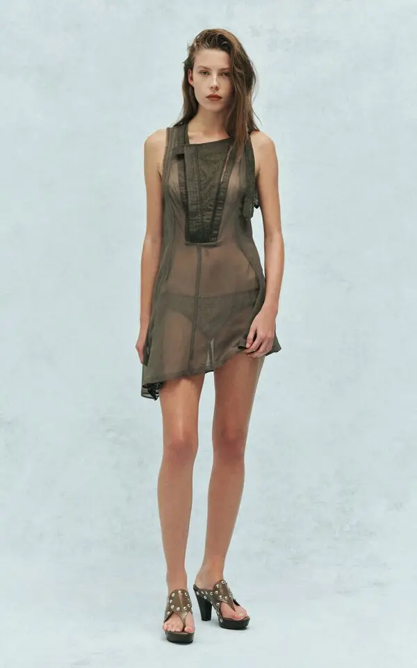 Christopher Esber Cleo Utility Cotton-silk Mini Dress