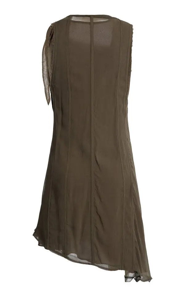 Christopher Esber Cleo Utility Cotton-silk Mini Dress