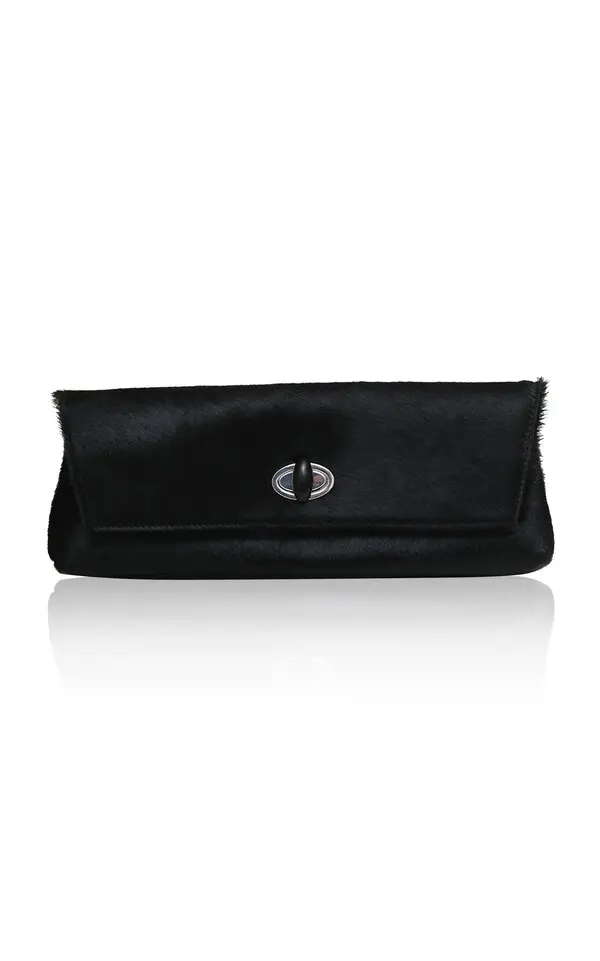 Christopher Esber Buki Calf Hair Clutch