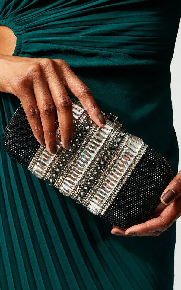 Judith Leiber Gems Long Slide Clutch